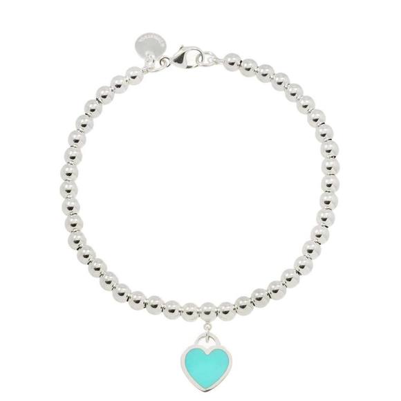 Tiffany & Co. | Jewelry | Tiffany Co Return To Blue Heart Tag Bracelet ...